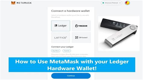 How To Use Metamask With Your Ledger Nano Hardware Wallet