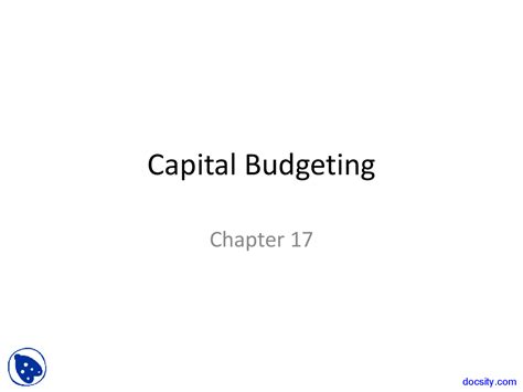 Cash Flow Managerial Economics Lecture Slides Docsity