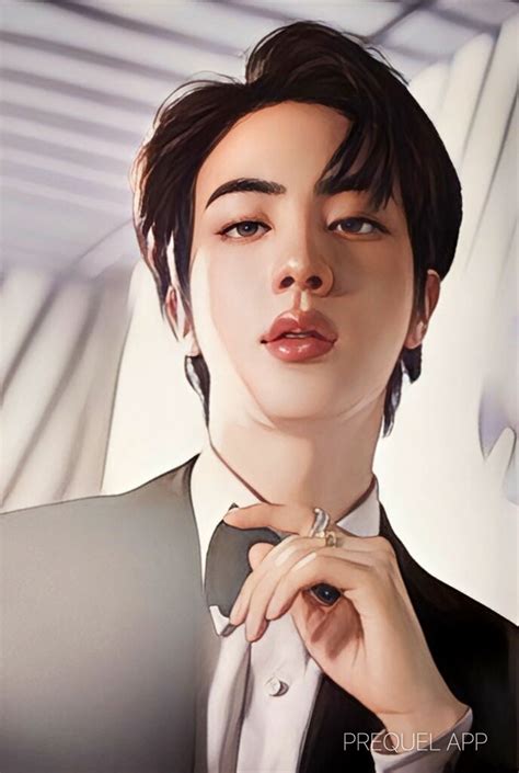 Jin Prequel App Bts Chibi Bts Fanart Bts Drawings