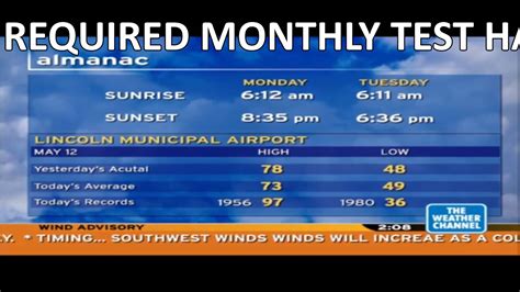 Eas Mock Nebraska Required Monthly Test Youtube