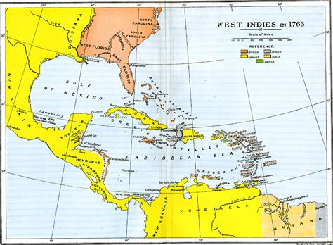Political Map Of The West Indies United States Map