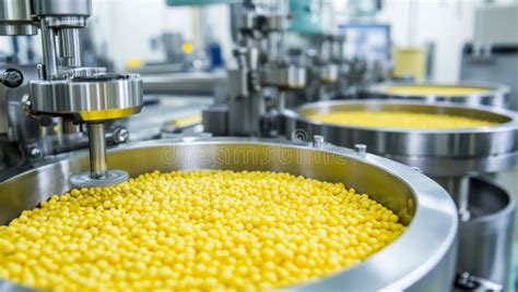 The Soybean Processing Plant Uses Automated Machinery To Distribute