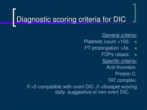 Ppt Disseminated Intravascular Coagulation Powerpoint Presentation