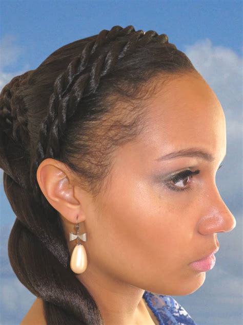 Twist Braid Headband Boho Hairpiece Your Hair Color Magic Tribal Hair Magic Tribal Hair