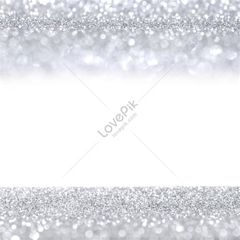 흐릿한 조명이 있는 은색 반짝이 축제 배경 사진 무료 다운로드 Lovepik