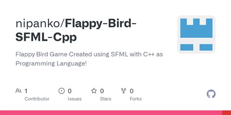 Github Nipankoflappy Bird Sfml Cpp Flappy Bird Game Created Using Sfml With C As