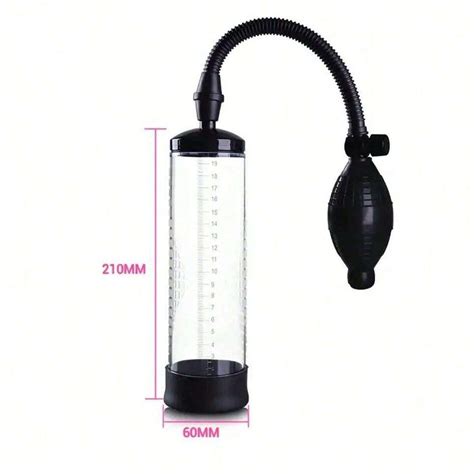 Vacuum Exerciser Penis Erection Pump Male Manual Masturbation Stick Stretch Male Sucking Trainer