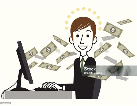 성공한 남자 사업가 은퇴에 대한 스톡 벡터 아트 및 기타 이미지 은퇴 은행업무 1 달러 지폐 미국 지폐 통화 Istock