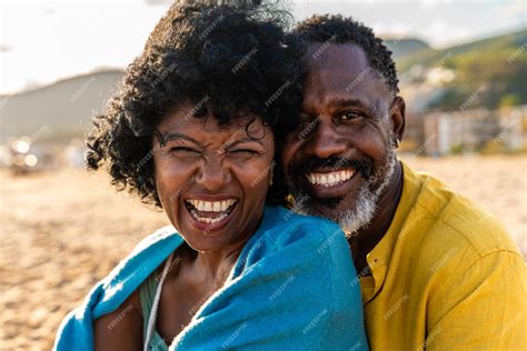 Premium Photo Beautiful Mature Black Couple Of Lovers Dating At The
