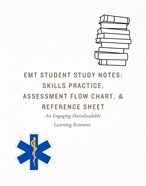 Emt Student Study Notes Skills Practice Assessment Flow Chart