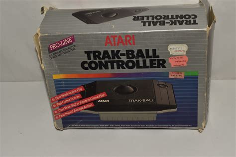 Atari 2600 Trak Ball Controller Model Cx22 Trackball Vintage Wbox