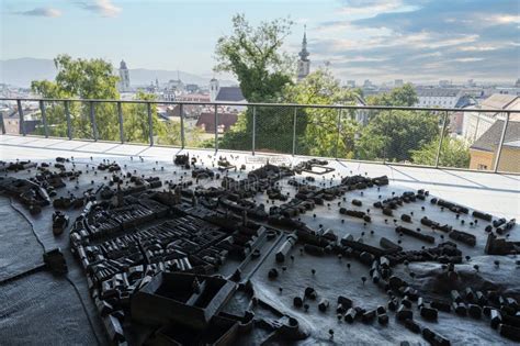 The Model Of The City In Linz Austria Editorial Stock Image Image Of Hill Schloss 331486769