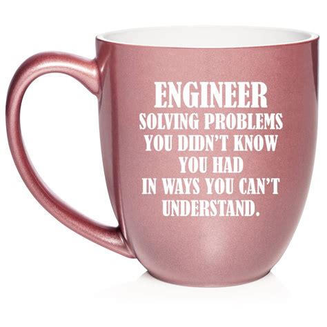 Engineer Solving Problems Funny Ceramic Coffee Mug Tea Cup T For Her Him Women Men