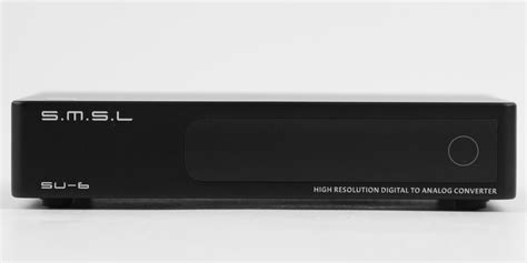 S M S L SU 6 DAC SH 6 Amplifier Desktop Stack Review S M S L SU 6 DAC Closer Examination