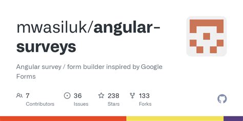 Github Mwasiluk Angular Surveys Angular Survey Form Builder Inspired By Google Forms