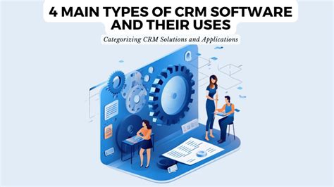 4 Main Types Of CRM Software And Their Uses Categorizing CRM Solutions And Applications