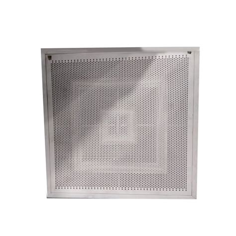 Powder Coated Aluminium Industrial Perforated Square Diffuser For