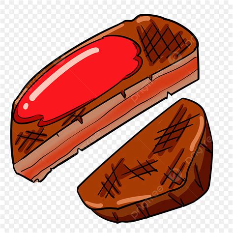 Creative Delicious Steak Illustration Steak Cartoon Steak Delicate