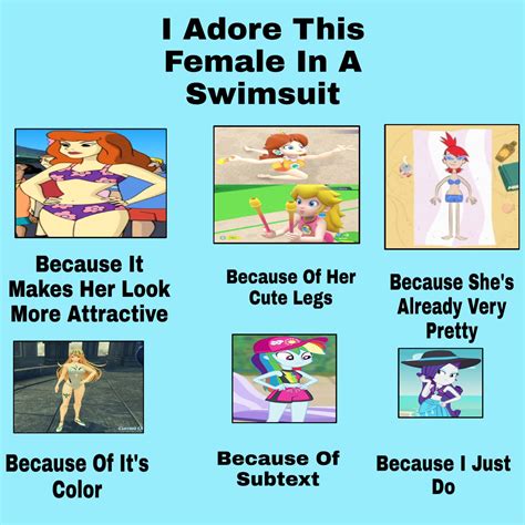 I Adore This Female In A Swimsuit Meme Volume 2 By Geononnyjenny On
