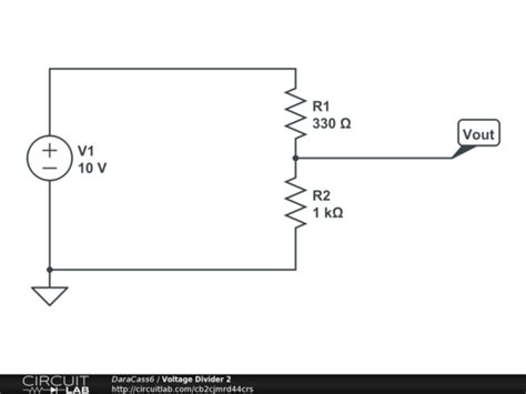 Voltage Divider 2 Circuitlab
