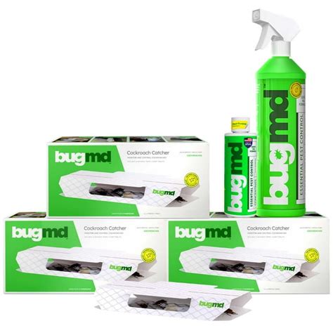 Bugmd Roach Killer Bundle Cockroach Catcher 3pk Pest Control