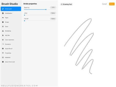 How To Create A Brush In Procreate Kelly Leigh Creates