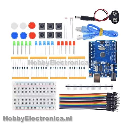 Uno R3 Starter Kit Hobbyelectronica