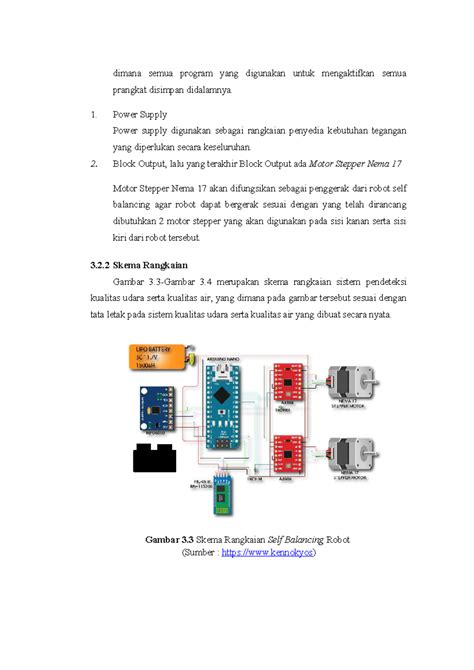 18 Gambar 3 4 Merupakan Skema Rangkaian Sistem Pendeteksi Kualitas Udara Serta Dimana Semua
