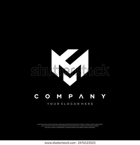 127 E M Letter Mark Circle Abstract Logo Stock Vectors And Vector Art