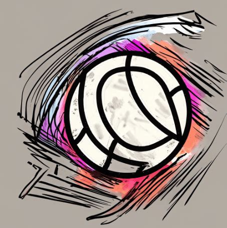 How To Draw A Volleyball Serving Up Fun And Realism Step By Step