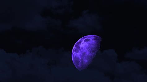 Purple Sky Moon