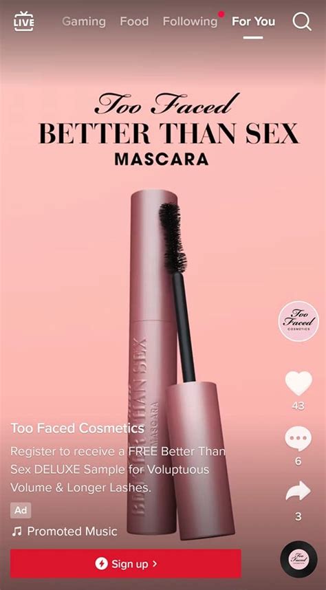 Too Faced Mascara Sample Get Me Free Samples