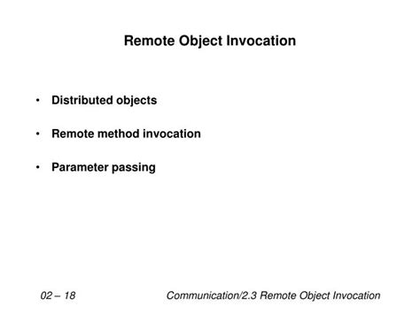 Ppt Remote Object Invocation Powerpoint Presentation Free Download Id693311