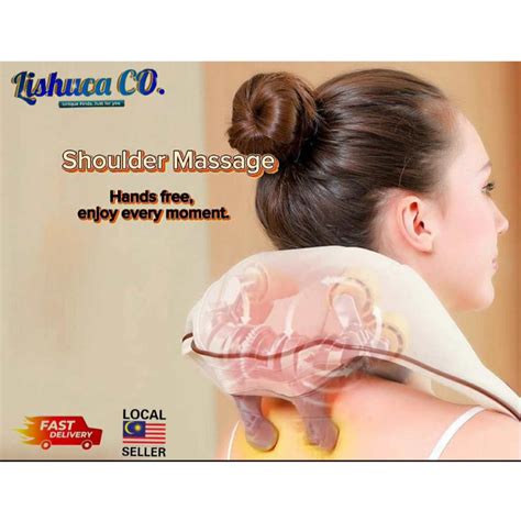 Local Seller Multi Angle Shoulder Neck Massager Wireless Mesin Urut