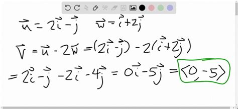 SOLVED Vector Operations In Exercises 57 62 Find The Component Form Of V And Sketch The