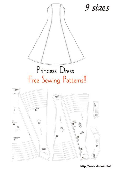 Princess Dress Pattern Adult