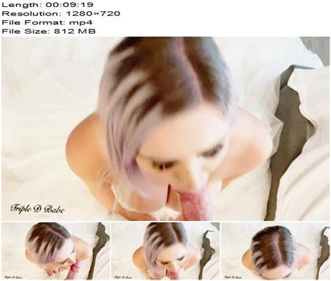 TripleDBabe Slutty Bride Gets A Facial Femdom Pov Blowjob Female