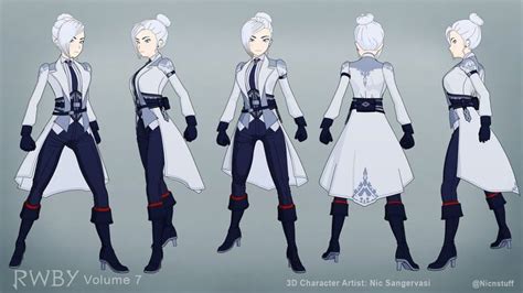 Winter Schnee Volume 7 Rwby Rwby Winter Character Design