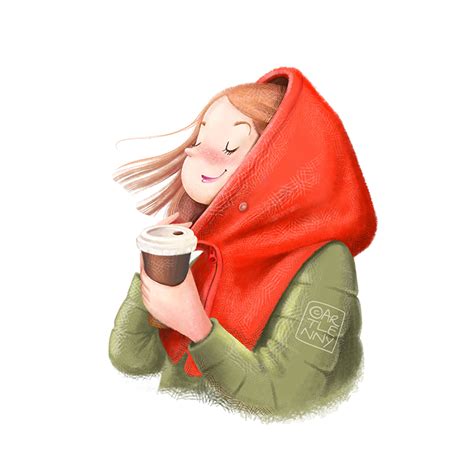 Иллюстрация В Питере пить кофе в стиле 2d компьютерная