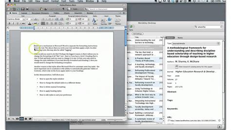 How To Use Ms Word Plugin Mendeley Dasezy
