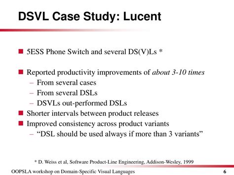Ppt Framework For Domain Specific Visual Languages Powerpoint