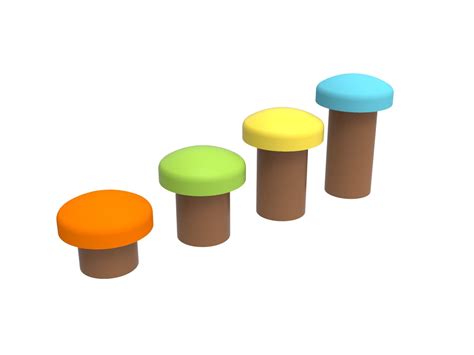 Basic Range 3d Shapes For Playgrounds