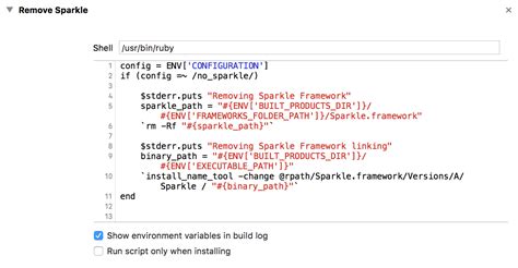 Otool Remove A Framework And The Link To The Framework After The App