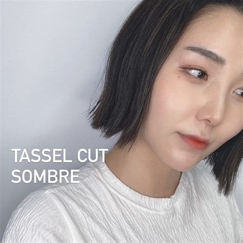 Kevin 테슬컷 ️ 솜브레 세로선의 컷트라인을 따라 은은하게 표현되는 솜브레 컬러 제주미용실 케빈헤어살롱 Facebook