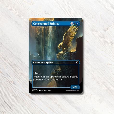 Consecrated Sphinx Mtg Proxy 90s Retro