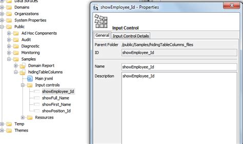 Dynamically Hiding The Columns In Table Component In Ireport