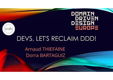 Devs Lets Reclaim Ddd Ppt