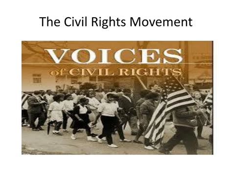 Ppt The Civil Rights Movement Powerpoint Presentation Free Download