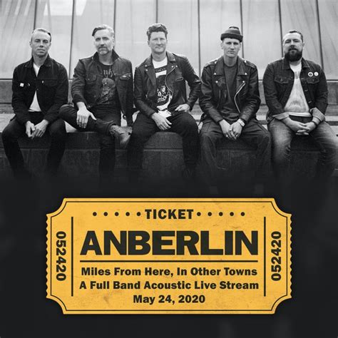 Anberlin Tour Dates 2020 Concert Tickets And Live Streams Bandsintown