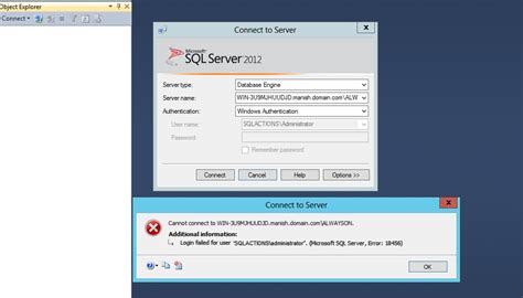 How Do I Login To Sql Server From Different Domain Without Logon Rights